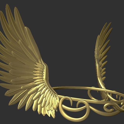 👑 Valkyrie crown・ OBJ File for ・Cults