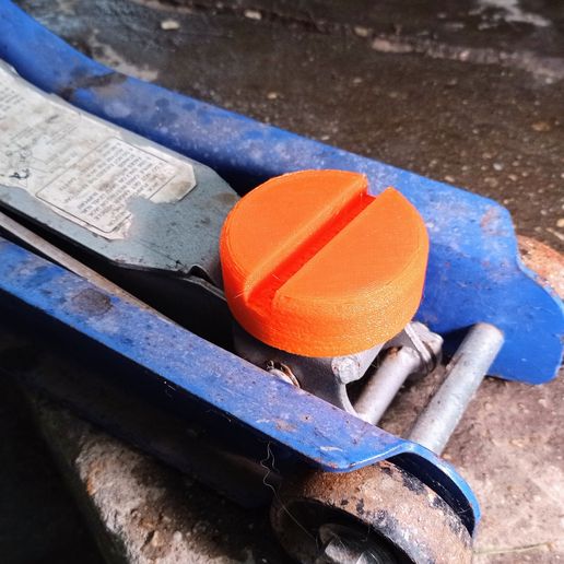 🚗 Car jacking pad scalable for hydraulic jack・ STL File for ・Cults