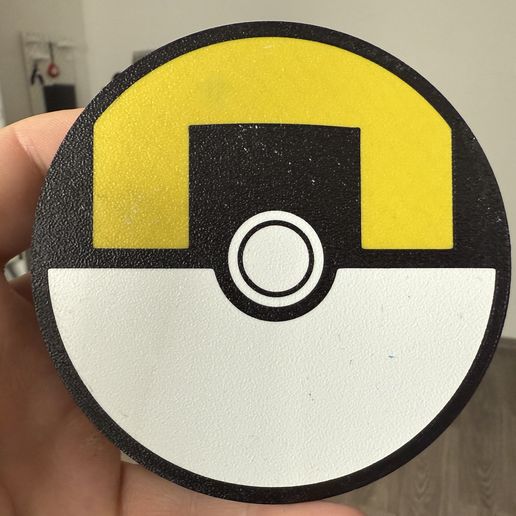 🐉 Ultra ball Poke ball Pokemon coaster・ STL File for 3D printing・Cults