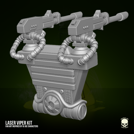 🎨 Laser Viper GI Joe Fan Art 3D printable File For Action Figures・ STL ...