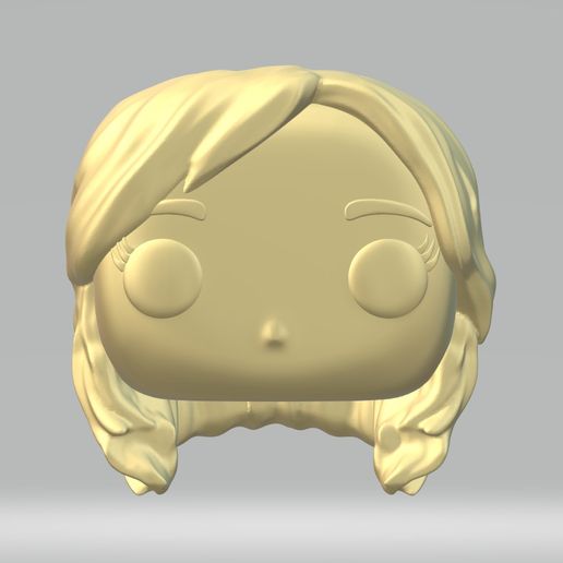 STL file HEAD 161 FUNKO POP WOMAN 👩 ・Template to download and 3D print ...