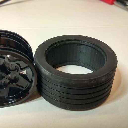 💾 Lego custom tire (disk size 43x26mm)・Free STL File for ・Cults