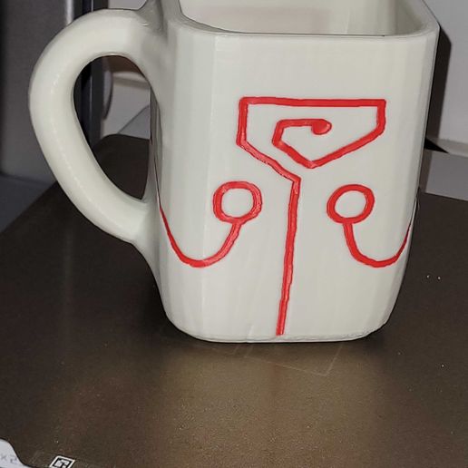 ☕ Juggernaut mug cup・3D Print with the Bambulab A1 3D printer・Cults