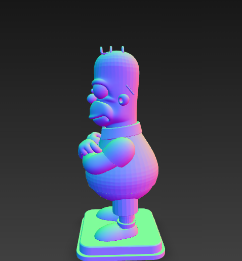 🗿 homer simpson・ STL File for 3D printing・Cults