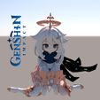 🎮 Paimon Genshin Impact・Free STL File for ・Cults