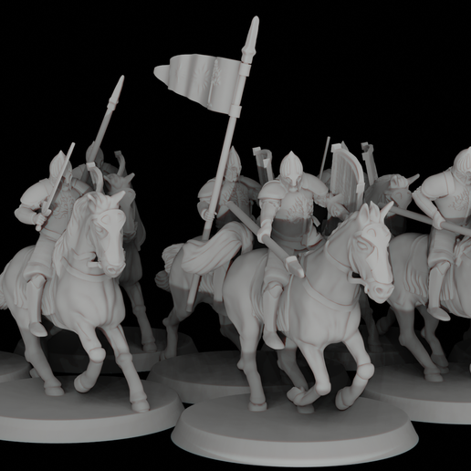 🏙️ White City Knights・Free STL File for 3D printing・Cults
