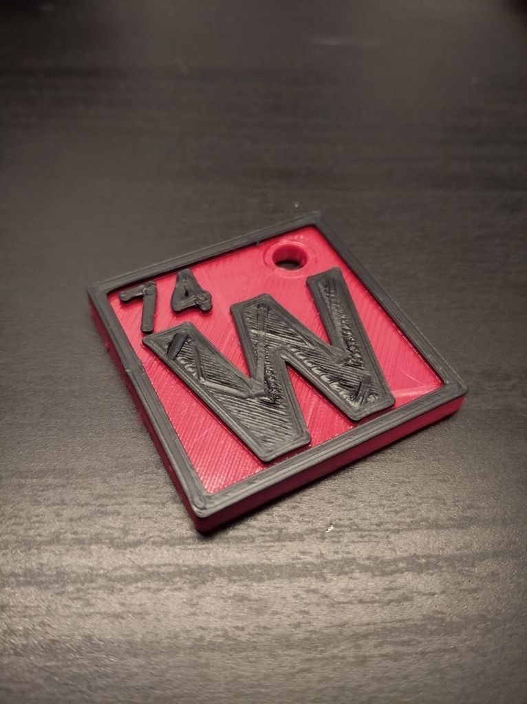 Download free STL file Tungsten Keychain • 3D print model • Cults
