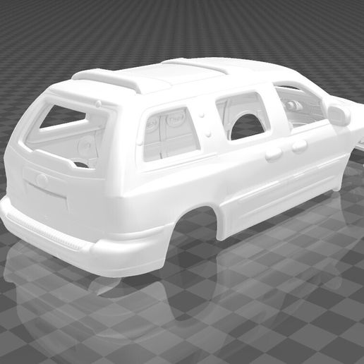 🚙 Ford Windstar 2000 – One Piece Body Shell Body Car – Easy Print STL ...