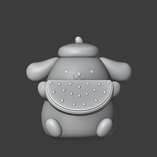 🍉 Pompompurin sanrio summer figure・ STL File for 3D printing・Cults