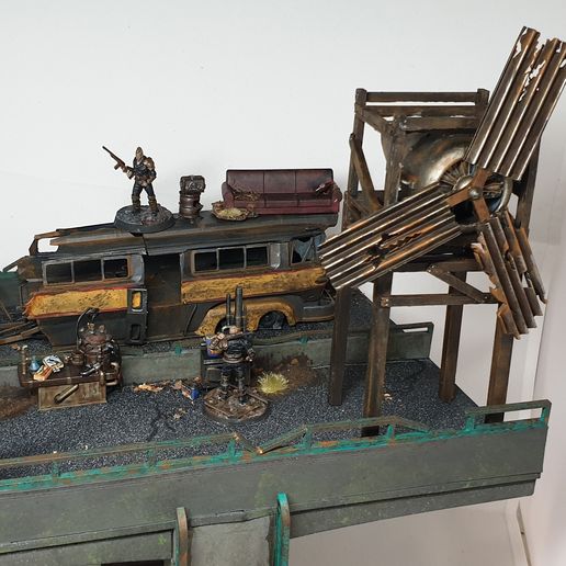 🌬️ Post apocalyptic wind generator・ STL File for ・Cults