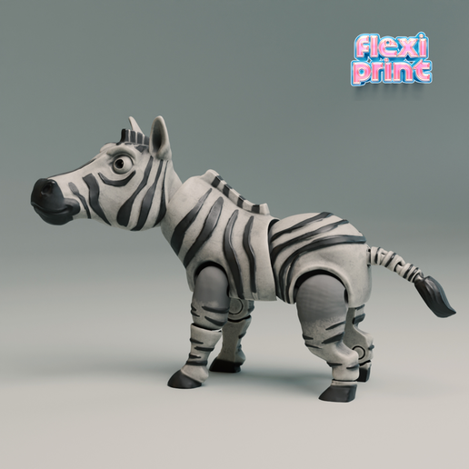 🦓 Zebra | FlexiPrint・ 3D File for 3D printing・Cults