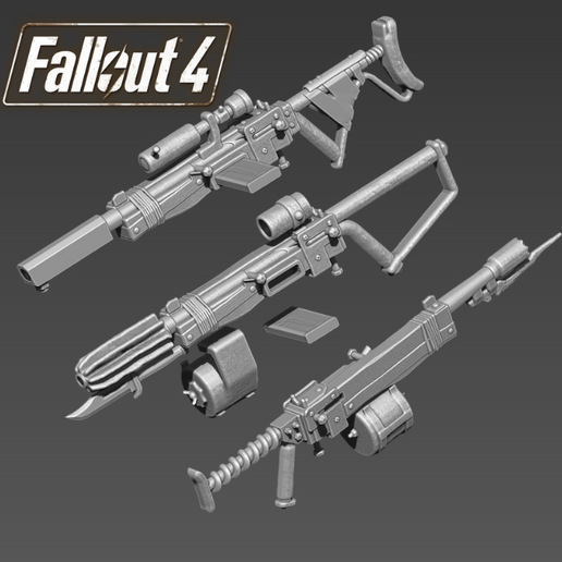 🔫 Pipe gun rifle 3d model fallout 4・ OBJ File for 3D printing・Cults