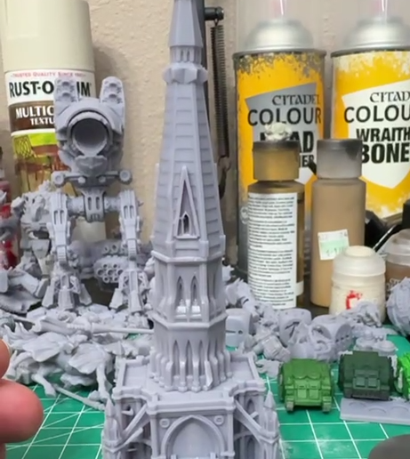 🏙️ 8mm Gothic City Spires・ 3D File for 3D printing・Cults