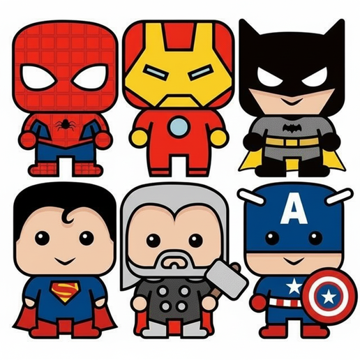 supercute heroes