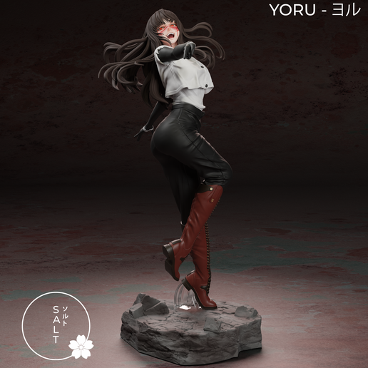 😈 Yoru (War Devil) - Chainsaw Man・ 3D File for 3D printing・Cults
