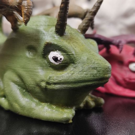 3D printing Devil Frog • made with Anycubic Kobra 2 Neo・Cults
