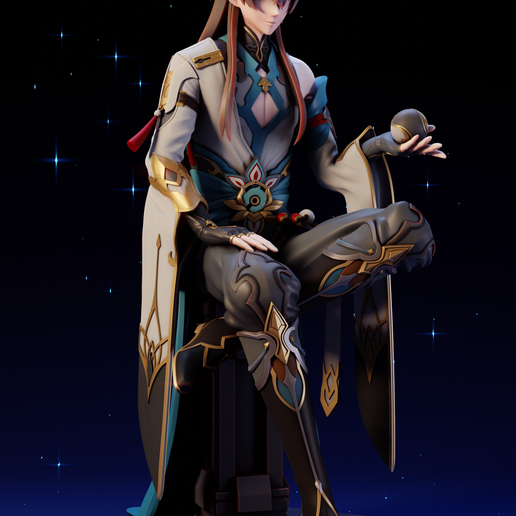 ⭐ Dan Heng | Honkai: Star Rail・ 3D File for ・Cults