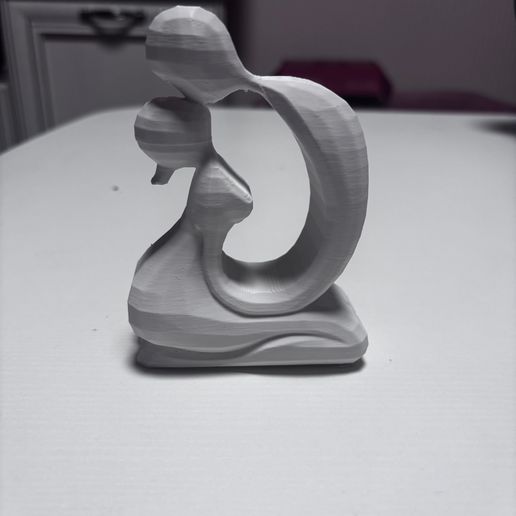 STL file Couple kissing in love valentine day decoration 🧑‍🤝‍🧑 ・3D ...