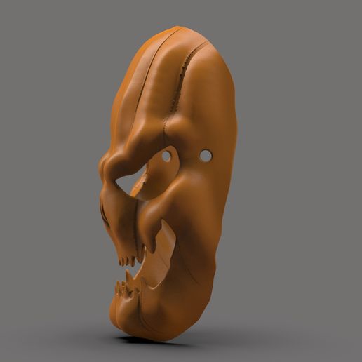 STL file Bad Pumpkin Mask 🎃 ・3D printer model to download・Cults