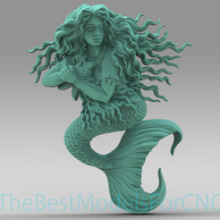 Mermaid best STL files for 3D printing・980 models to download・Cults