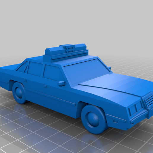 🚓 Classic Police Car・Free 3D File for ・Cults