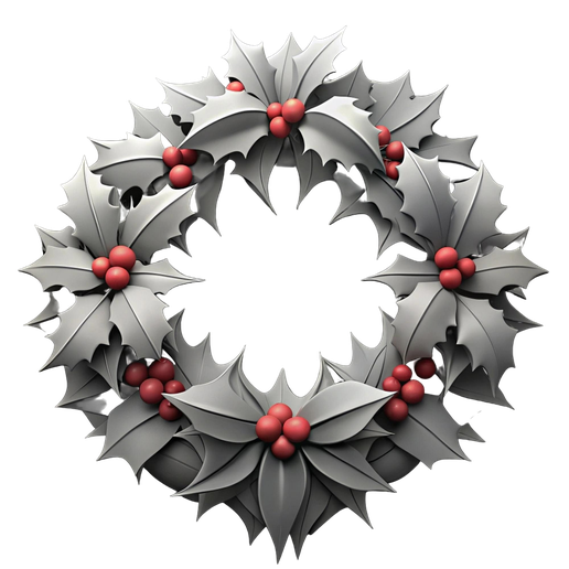 🎄 Christmas wreath / 3d Christmas wreath / wreath stl / wreath / winter ...