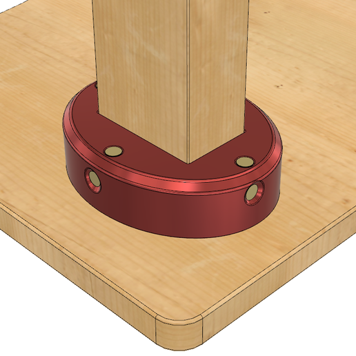 STL file Beam Format 55mm x 90mm Table Base Connector in .step and .stl ...