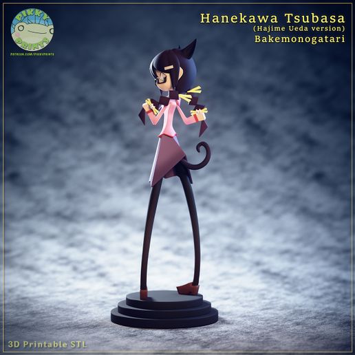💬 Hanekawa Tsubasa - Hajime Ueda ver - Bakemonogatari・ 3D File for 3D ...