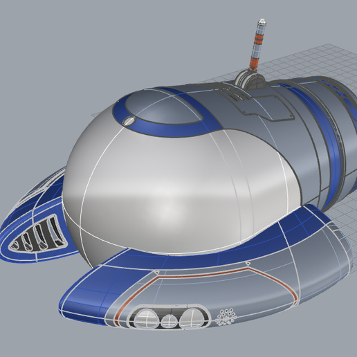 🖨️ Sumersible - Seamoth 3D model・Free 3D File for 3D printing・Cults