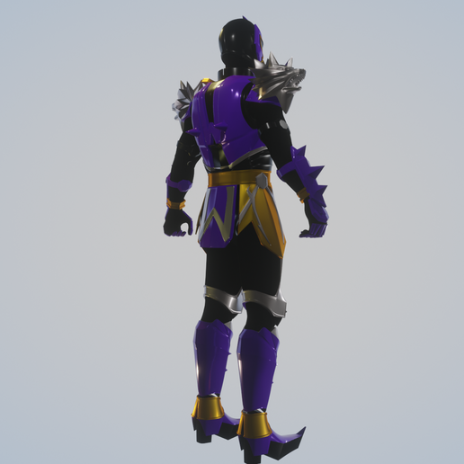 STL file Power Ranger Koragg 🐺 ・3D printable design to download・Cults