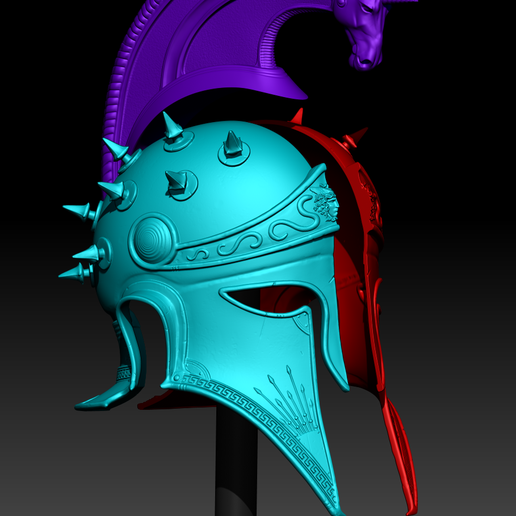 🏛️ Perseus Helm II・ STL File for 3D printing・Cults