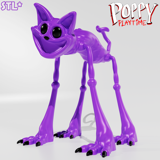 🎨 CATNAP - POPPY PLAYTIME 3 | 3D PRINT MODEL - FAN ART・ STL File for 3D printing・Cults