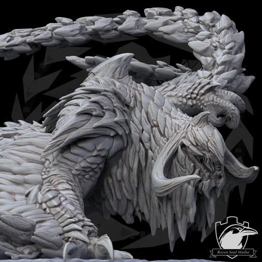 👹 Arkveld from Monster Hunter: Wilds・ STL File for 3D printing・Cults
