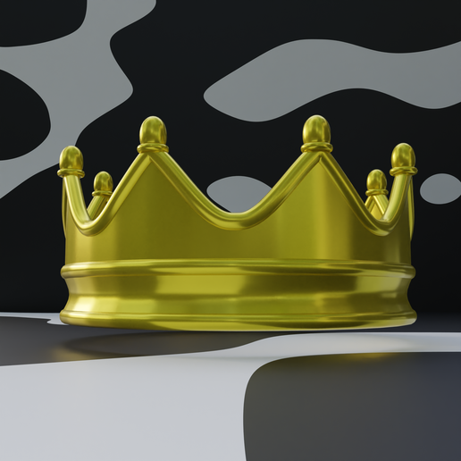 👑 Crown・Free STL File for 3D printing・Cults