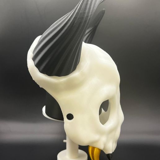 3MF file Halloween skull bone mask 🎃 ・Template to download and 3D print ...