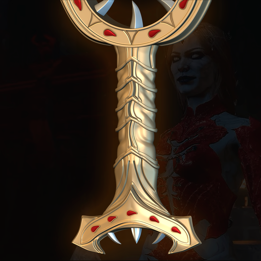 🗡️ Orin's Bloodthirst Dagger - BG3・ STL File for ・Cults