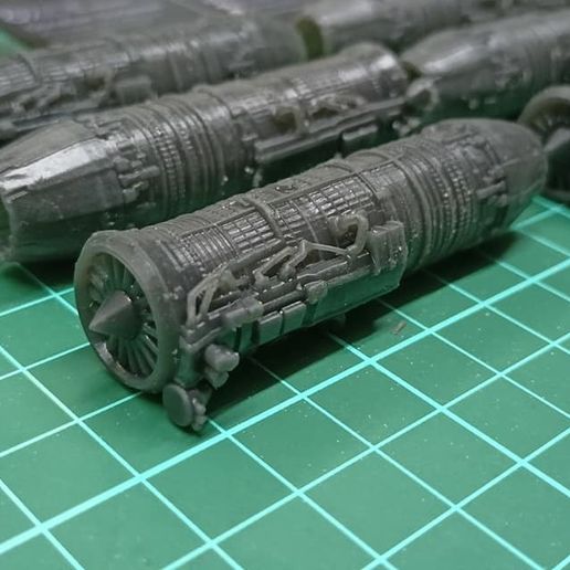 ⚡ General Electric F404 Engine・ STL File for 3D printing・Cults