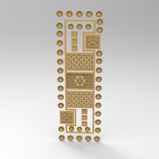 STL file 3d CNC Door Design 025 🚪 ・3D printer design to download・Cults