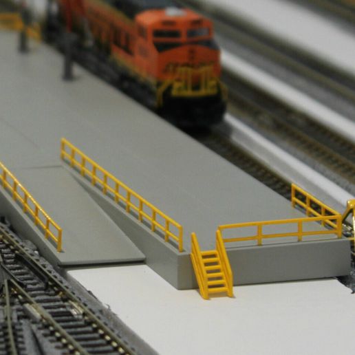 🪤 N Scale Industrial Stairs・ STL File for 3D printing・Cults