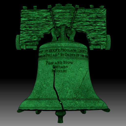 🔔 Liberty bell 3D model CNC STL・ 3D File for 3D printing and CNC ...