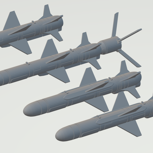 STL file 1/72 KH-35 (AS-20 KAYAK) ANTI-SHIP CRUISE MISSILE 🛶 ・3D print ...