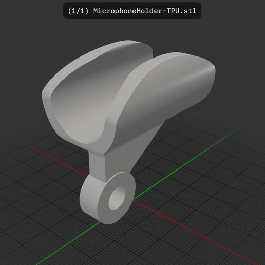 🎤 Microphone holder・ STL File for 3D printing・Cults