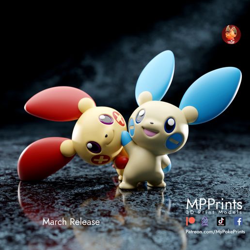 minun and plusle shiny