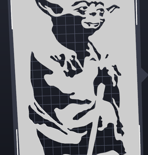 yoda stencil
