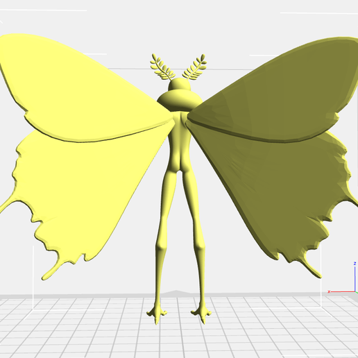 🎨 Mothman Art・Free STL File for 3D printing・Cults