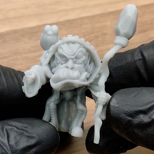 🧙 Vogland Orc Mage miniature (presupported & support free)・Free STL ...
