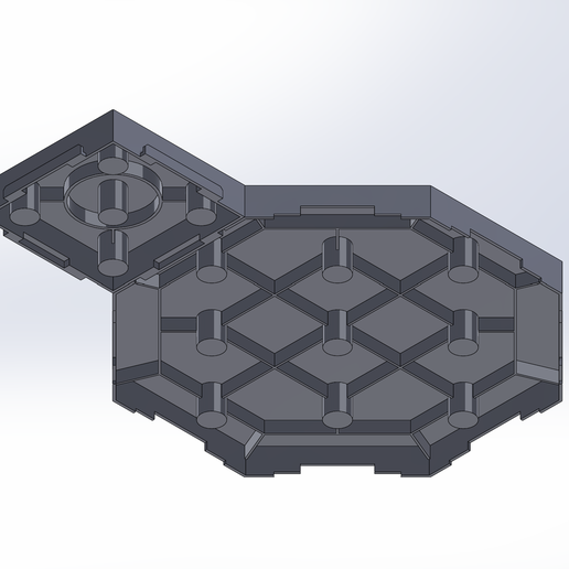 🤖 Action Base 1 base plate・ STL File for 3D printing・Cults