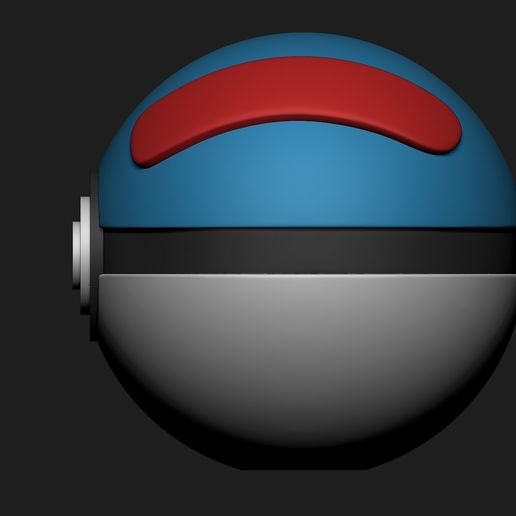 🐉 Pokemon Greatball・Free STL File for ・Cults