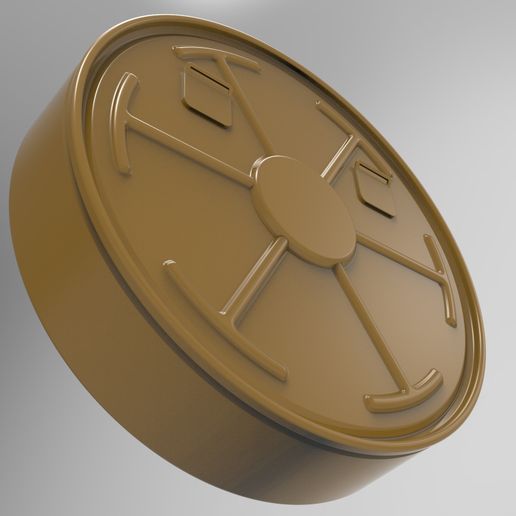 🎒 TM-62M Anti-Tank Mine with MVCh-62 Fuze・ STL File for 3D printing・Cults