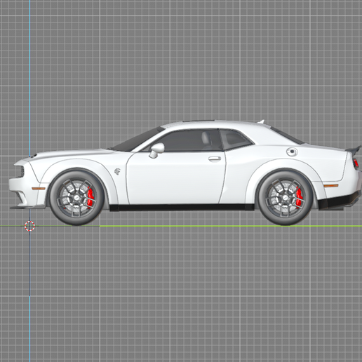 🚗 Dodge Challenger Hellcat・ 3D File for 3D printing・Cults